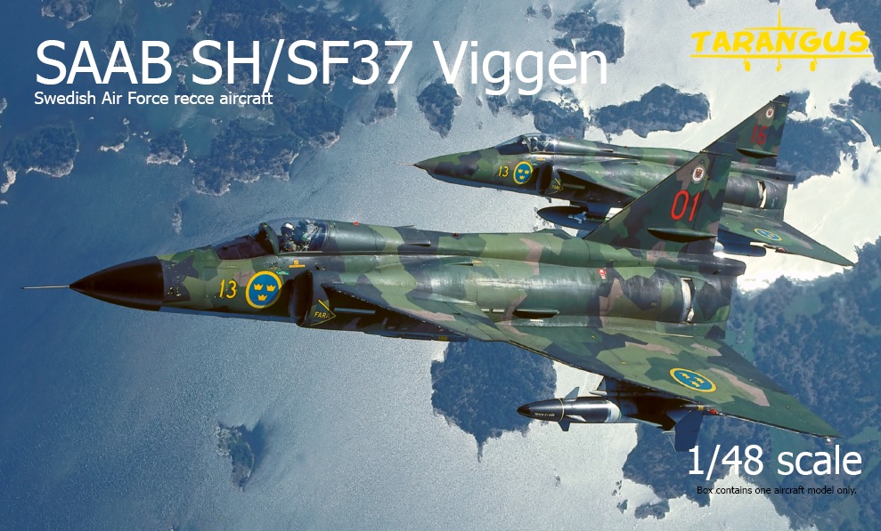 1/48 Saab SF/SH 37 Viggen recce version by Tarangus - release May 2017 ...